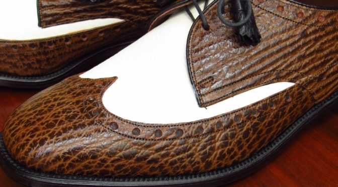 Allen Edmonds Nassau Shark Skin Spectators | vcleat