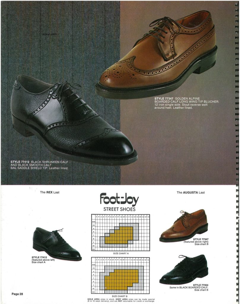 FootJoy 1970 Shoe Catalog | vcleat